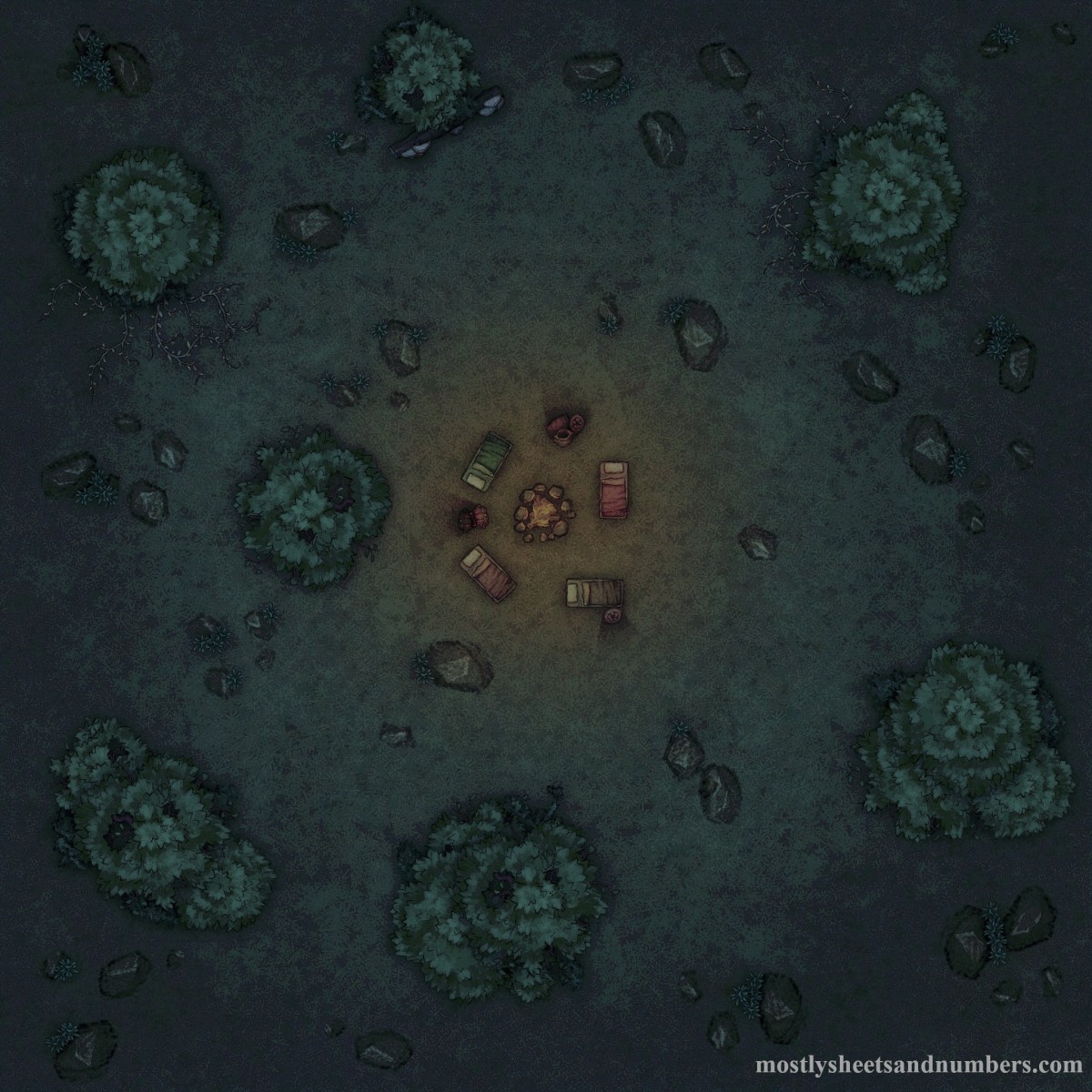 Campsite Maps | Mostly Sheets and Numbers