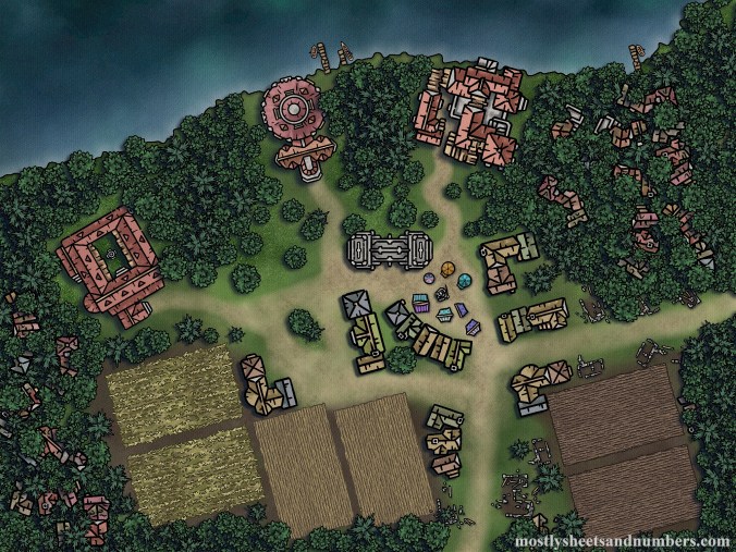 Village Maps | Mostly Sheets and Numbers