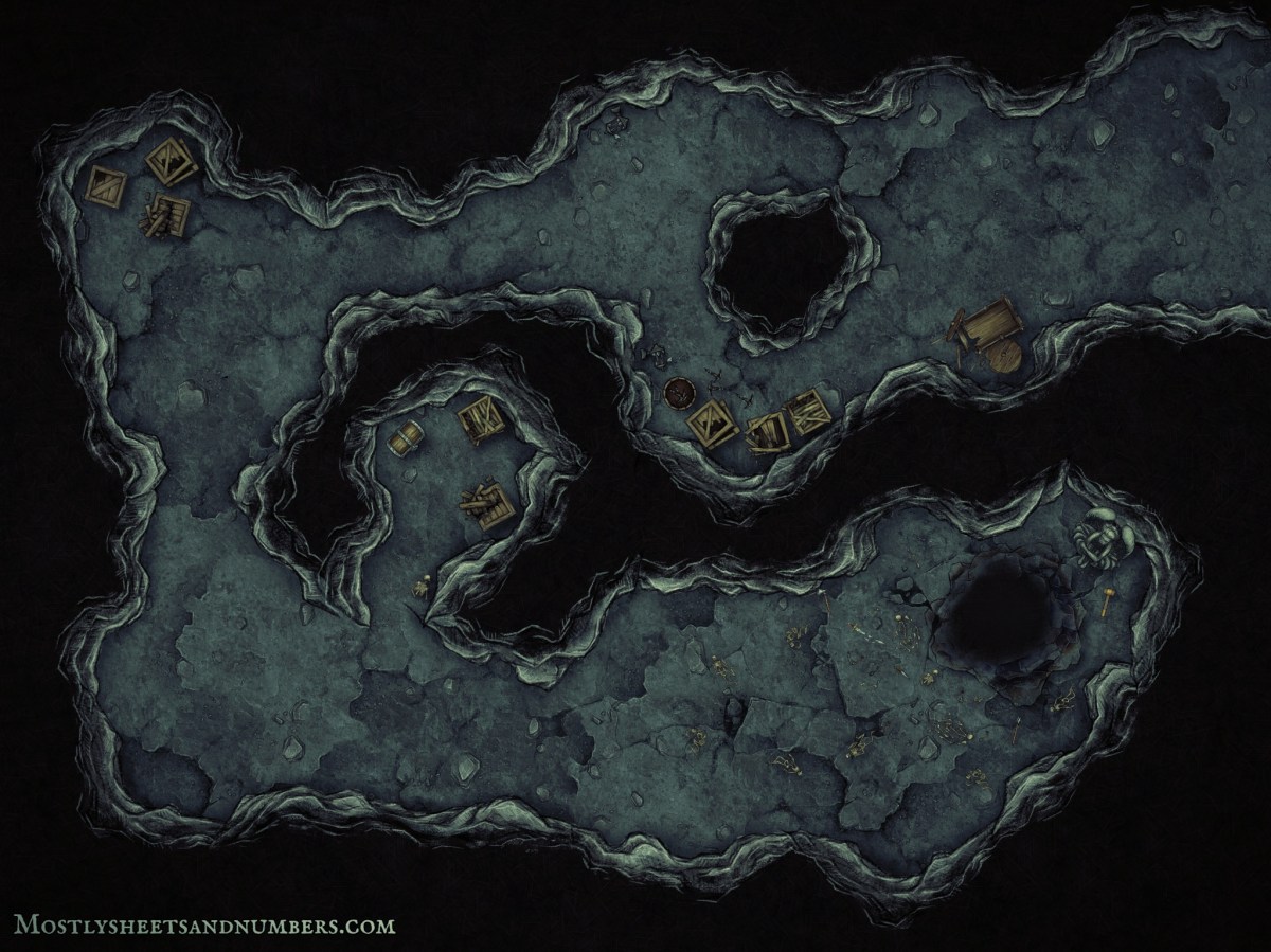 Underground and Caves Maps | Mostly Sheets and Numbers